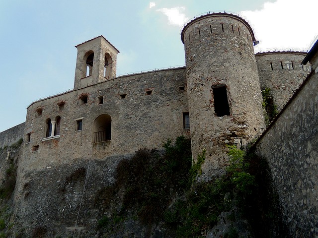 An overview of Massa, province of Massa-Carrara, between the Tyrrhenian ...