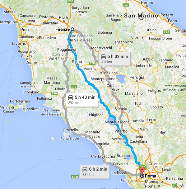 From Florence to Rome along the Via Cassia: towns and villages you ...